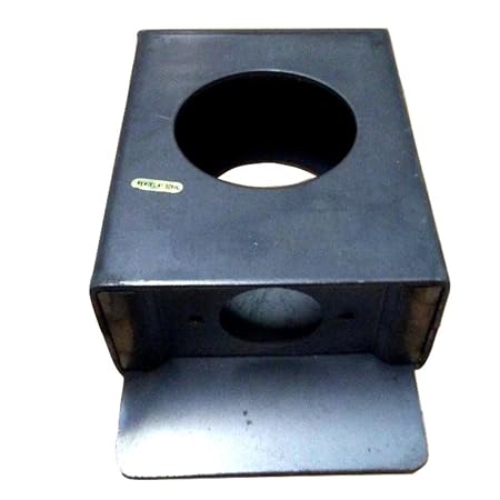 Amazon.com: Gate Lockbox Single Hole Weldable Steel 3 1/2" x 4 1/4" x 1 ...
