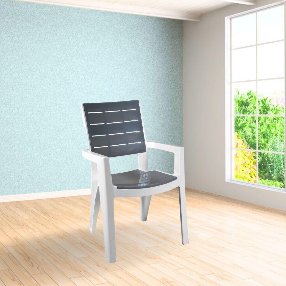 ITALICA Designer Series Comfortable Plastic Arm Chair/Double Insert ...