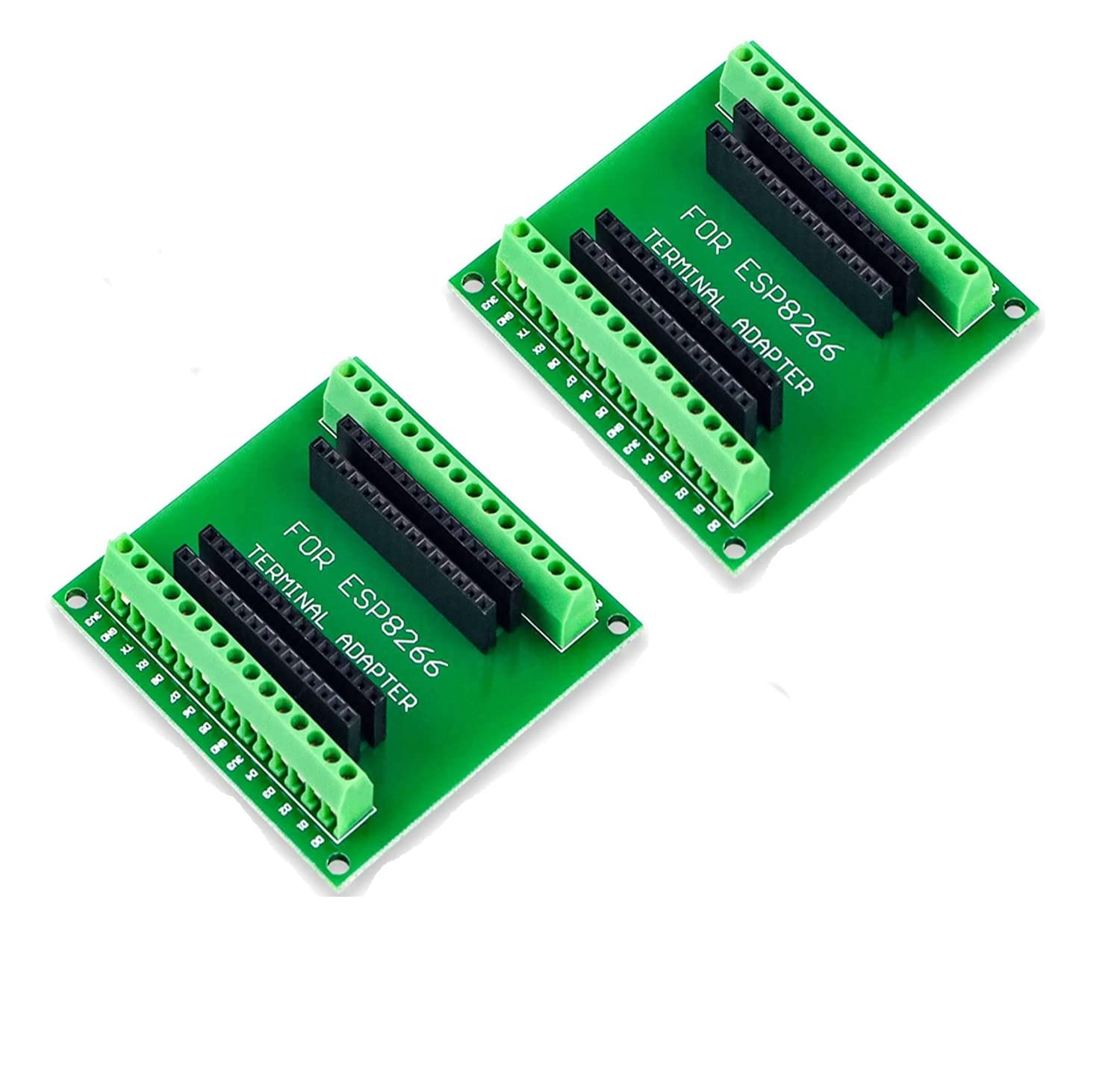 DUBEUYEW ESP8266 Breakout Board GPIO 1 into 2 for ESP8266 ESP-12E Development Board (2PCS ...