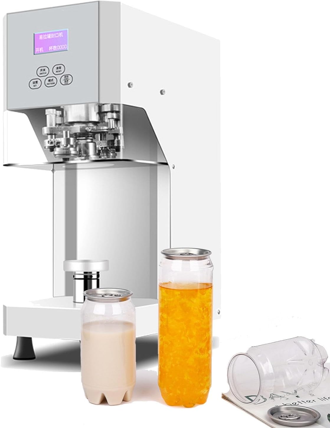 Amazon.com: 370W Electric Can Seamer Machine Bottle Can With Digital ...