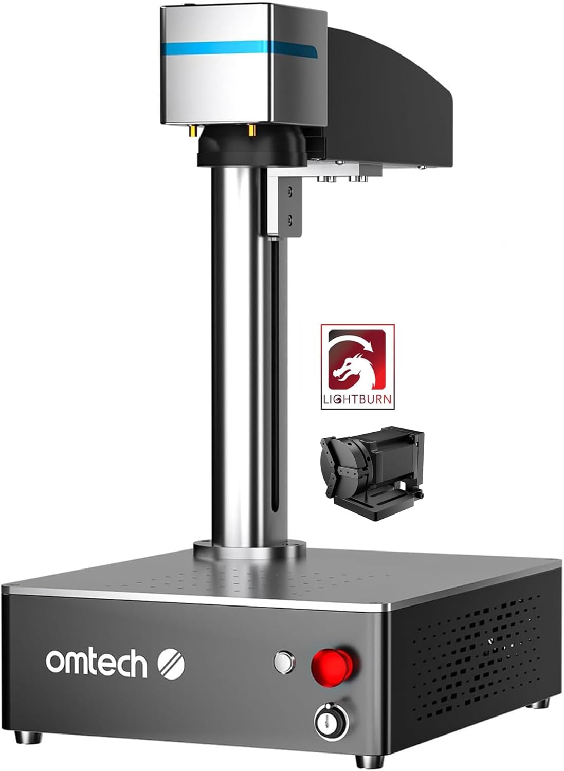 Amazon.com: OMTech 60W MOPA Fiber Laser Engraver with Lightburn and ...
