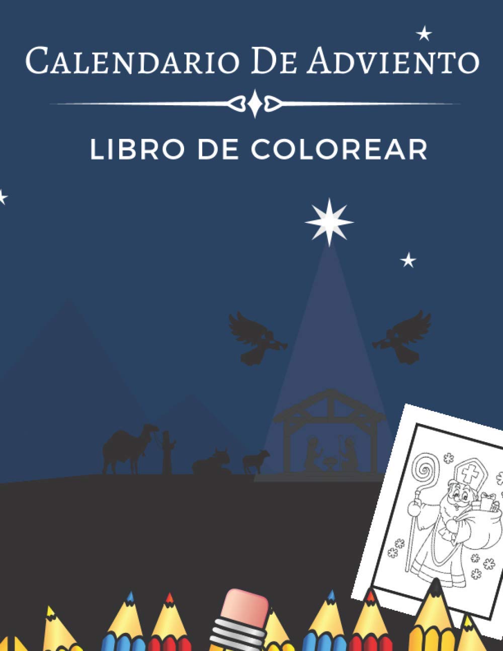 Buy io De Adviento Libro De Colorear: io Adviento Libro Para Colorear ...
