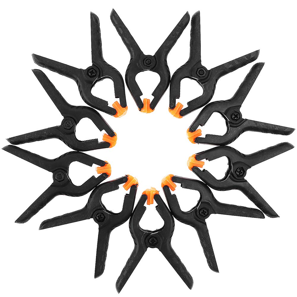 OriGlam 10pcs Mini Spring Clamp Set, Jaw Open Spring Clamps, DIY Clip ...