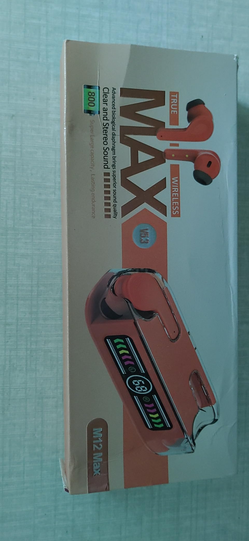 SMART SPHERE M12 Max TWS Earbuds Bluetooth 5.3 | 2 Side Calling | True ...