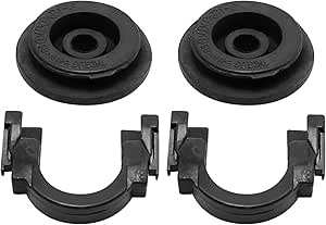 Amazon.com: EATAKWARD 2 Sets Upper Radiator Mount Bracket and Bushing ...