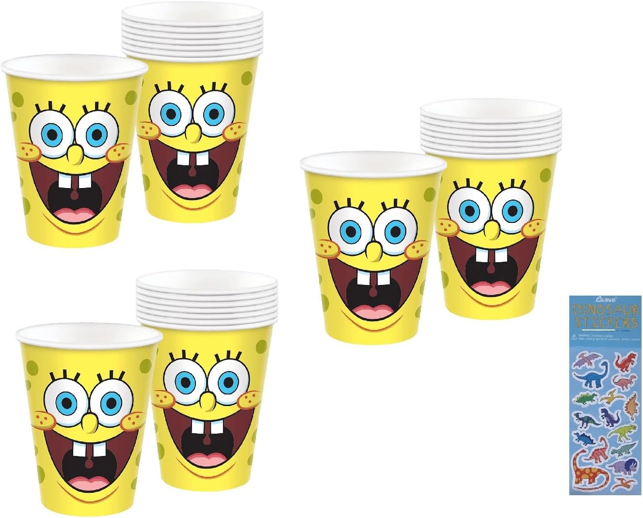 Amazon.com: Unique Spongebob SquarePants Birthday Party Supplies Bundle ...