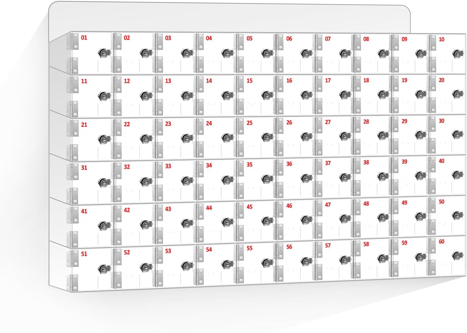 Amazon.com: Generic Cell Phone Lock Box, Clear Acrylic Storage Lockers ...