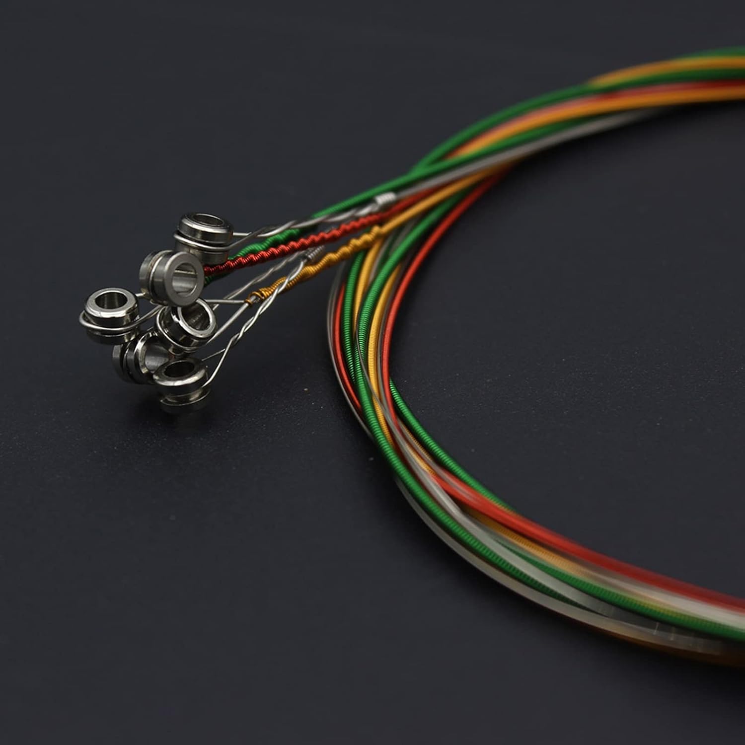 Jinlop Acoustic Guitar Strings 6 String Set Include 6pc Colored Copper ...