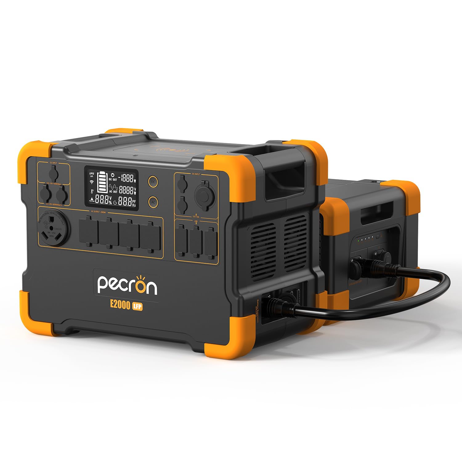 Amazon.com: pecron Solar Generator E2000LFP with 3072Wh Extra Battery ...