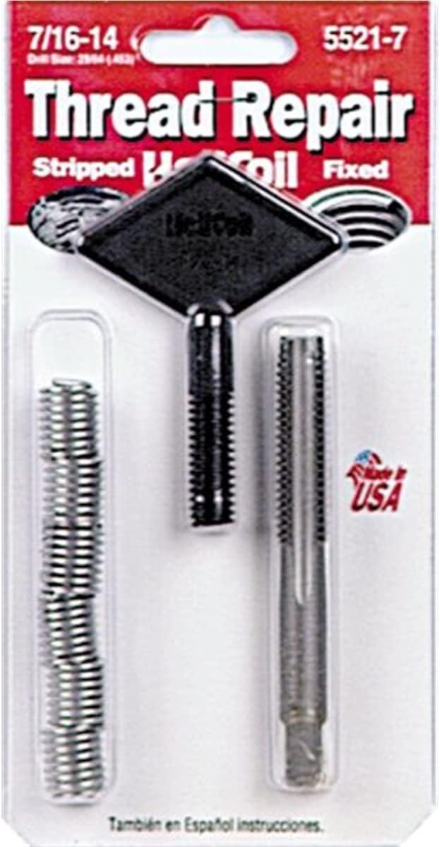 Amazon.com: Perma-Coil 1208-105 Thread Repair Kit 5/16-18 12PC Helicoil ...