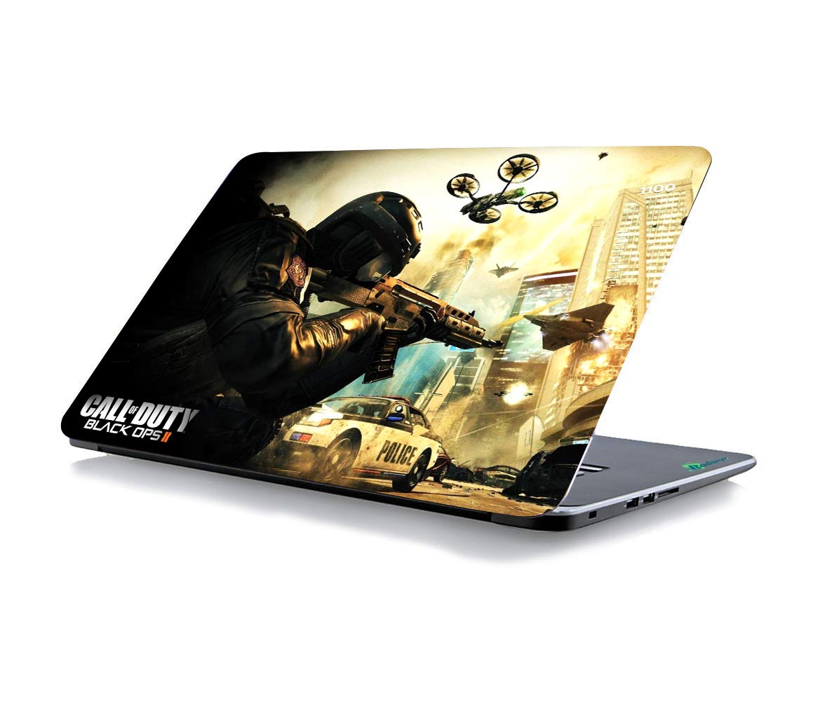 ISEE 360® Laptop Skin Cover Laminated Video Game Black OPS Stickers ...