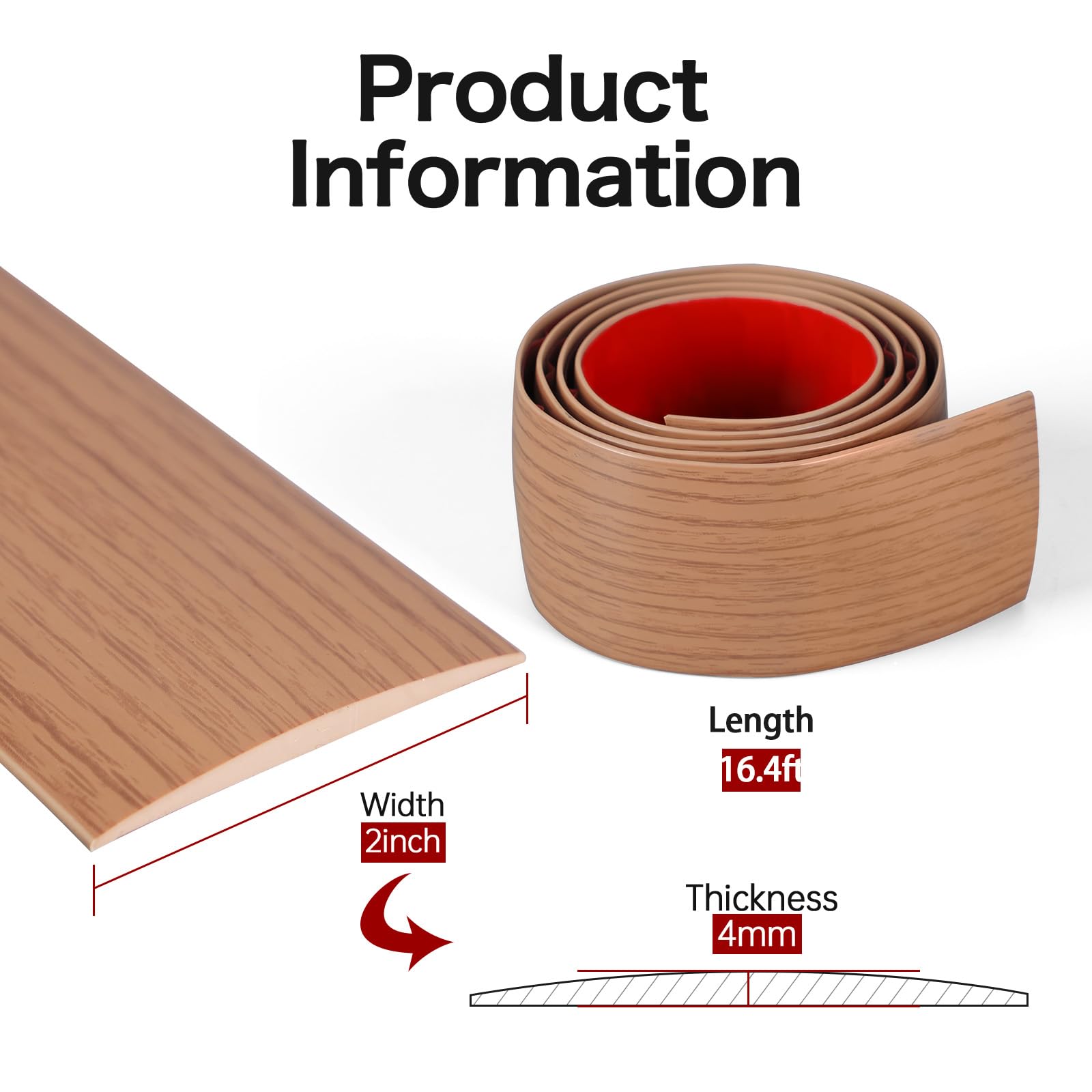 Laminate Flooring Self Adhesive Floor Transition Strip Carpet Seam ...