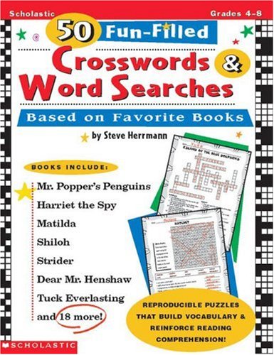 50 Fun-Filled Crosswords & Word Searchers Based on Favorite Books ...