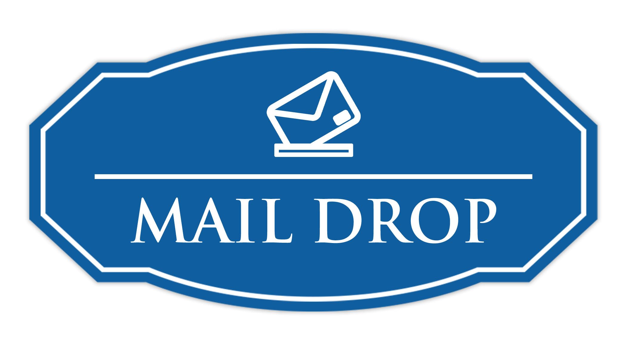 Amazon.com : Signs ByLITA Victorian Mail Drop Durable ABS Plastic ...