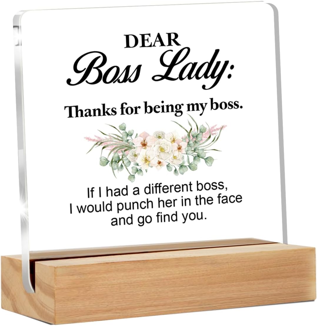 Amazon.com: Funny Boss Lady Gifts, Thank You Gifts for Boss Lady ...