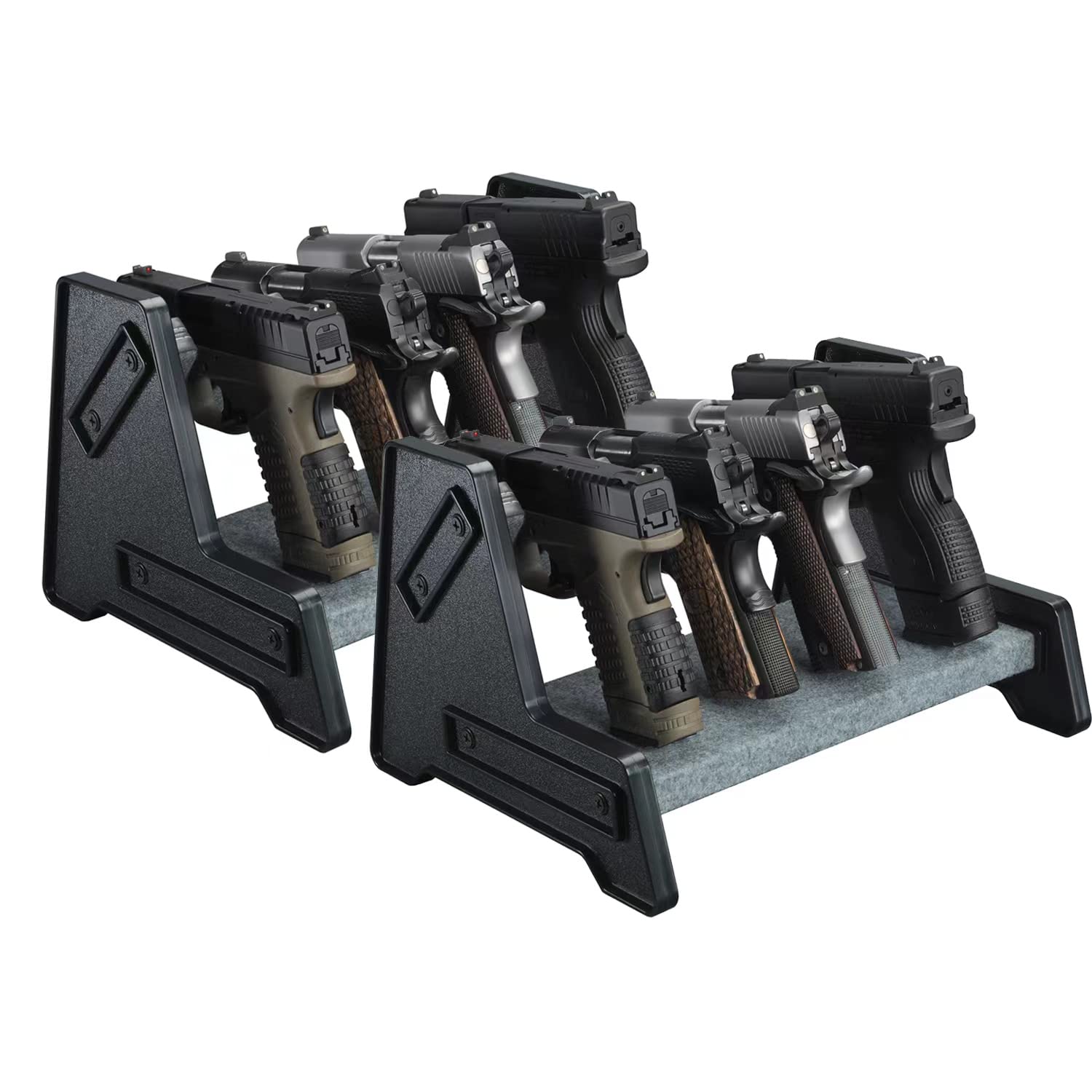 Snapklik.com : Pistol Rack,Mind And Action Deluxe Handgun Rack Stand ...