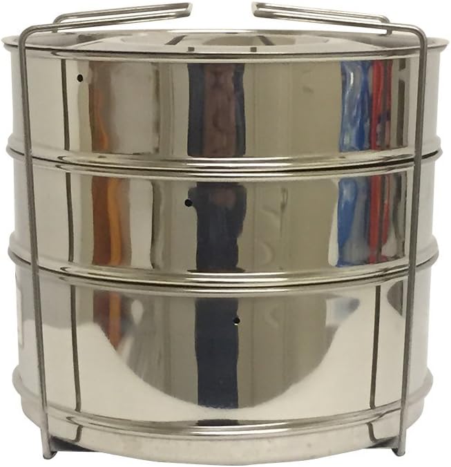 Amazon.com: 8 quart Stackabel Stainless Steel Steamer Insert Pans (3 ...