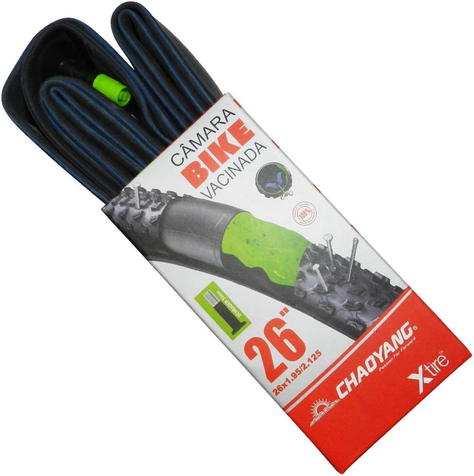 Câmara Chaoyang Vacinada 26x1.95/2.125 Válvula Americana 33mm Preto | Amazon.com.br