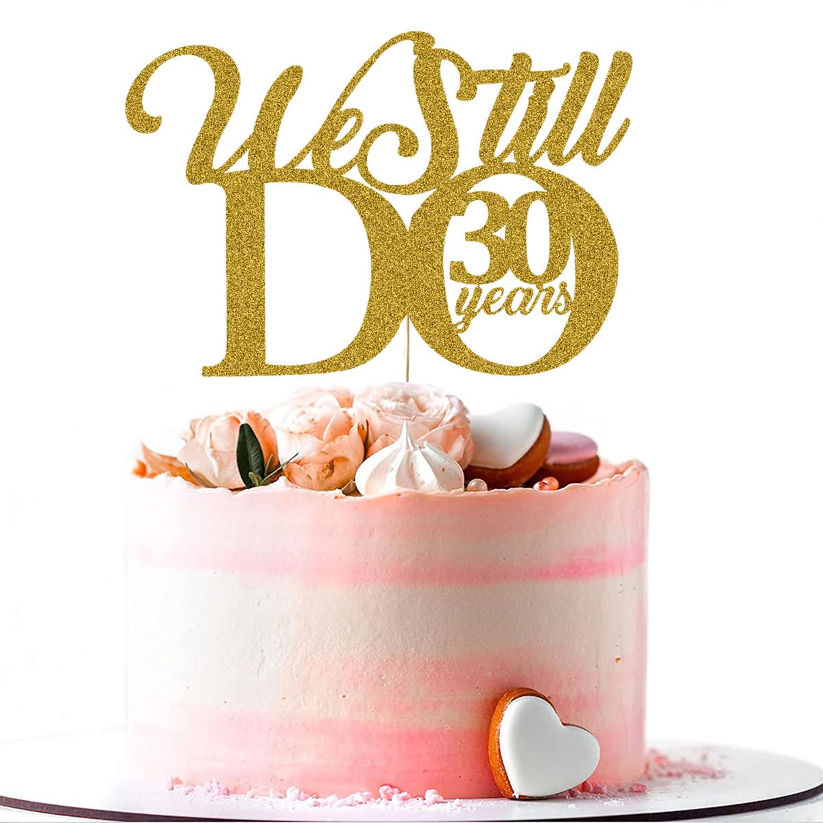 Amazon.com: MFULHUBA We Still Do 30 Years Cake Topper - 30th Vow ...