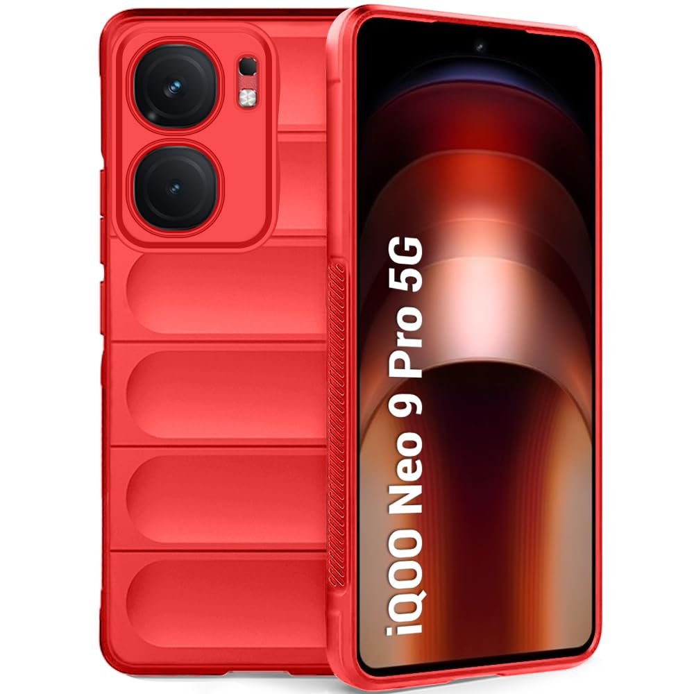 TheGiftKart Liquid Silicon Back Cover Case for iQOO Neo 9 Pro 5G | Shockproof Military Grade ...