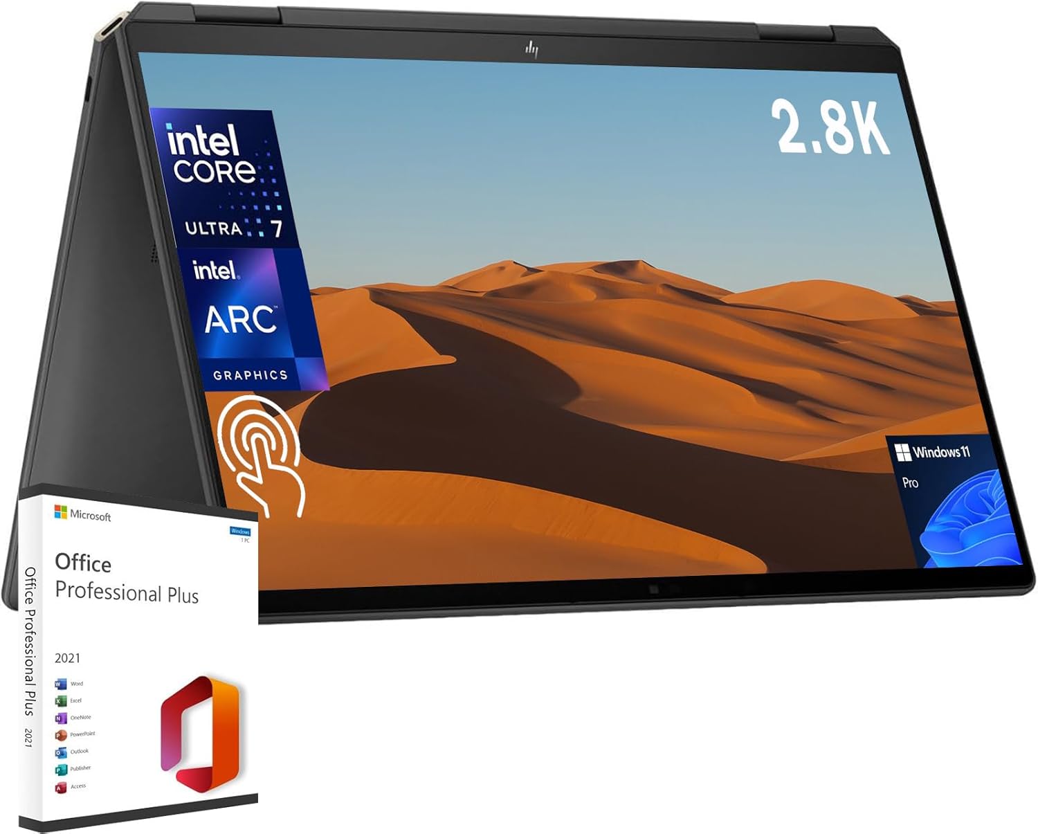 Amazon.com: HP Spectre 2-in-1 Laptop - 14" 2.8K OLED Touchscreen ...