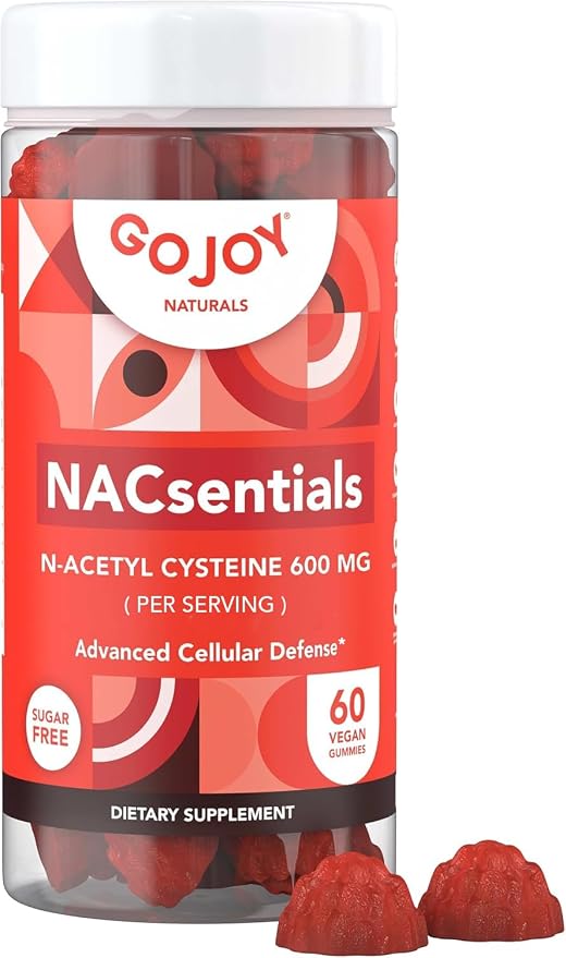 Amazon.com: GOJOY NACsentials 7-in-1 NAC Gummies 600mg – Supports ...