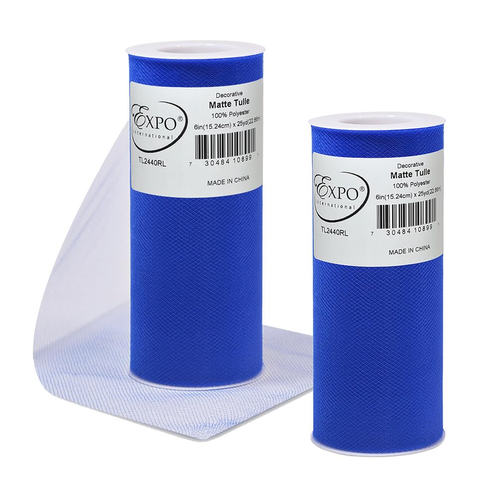 Amazon.com: Expo International Decorative Matte Tulle, Lightweight ...