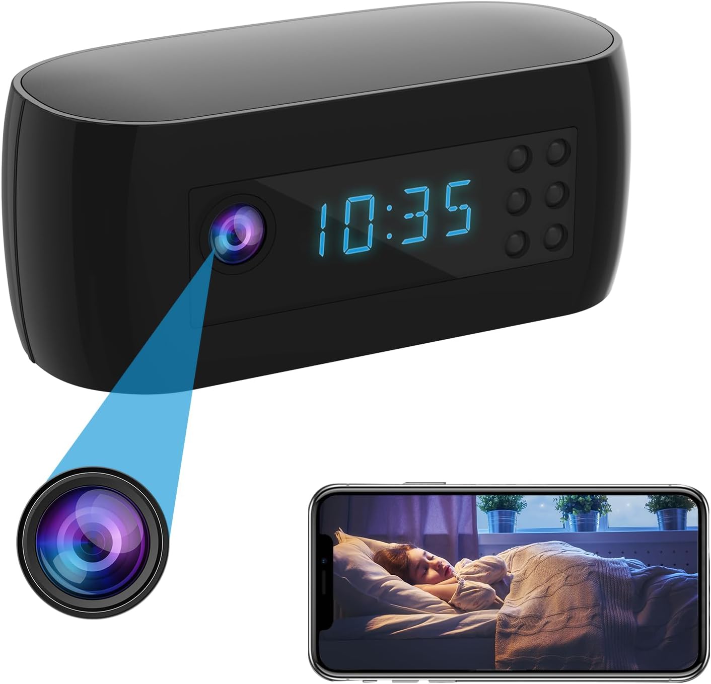 Amazon.com : VAIMEST Home Smart Spy 1080P Mini Camera WiFi Security ...