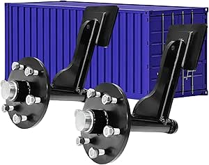 RoloTippi 2-Pack Shipping Container Wheels Kit 6-Lug Bolt On Wheels ...