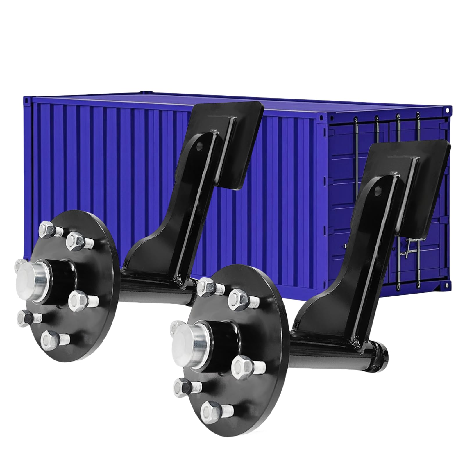 Rolotippi 2 Pack Shipping Container Wheels Kit 6 Lug Bolt | Desertcart ...