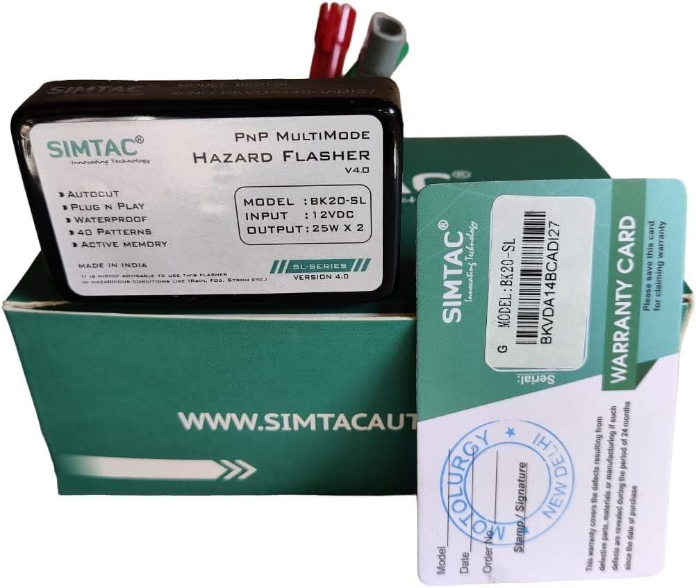 MOTOLURGY® - Plug And Play Hazard Flasher For BAJAJ PULSAR NS 200 (BS6 ...