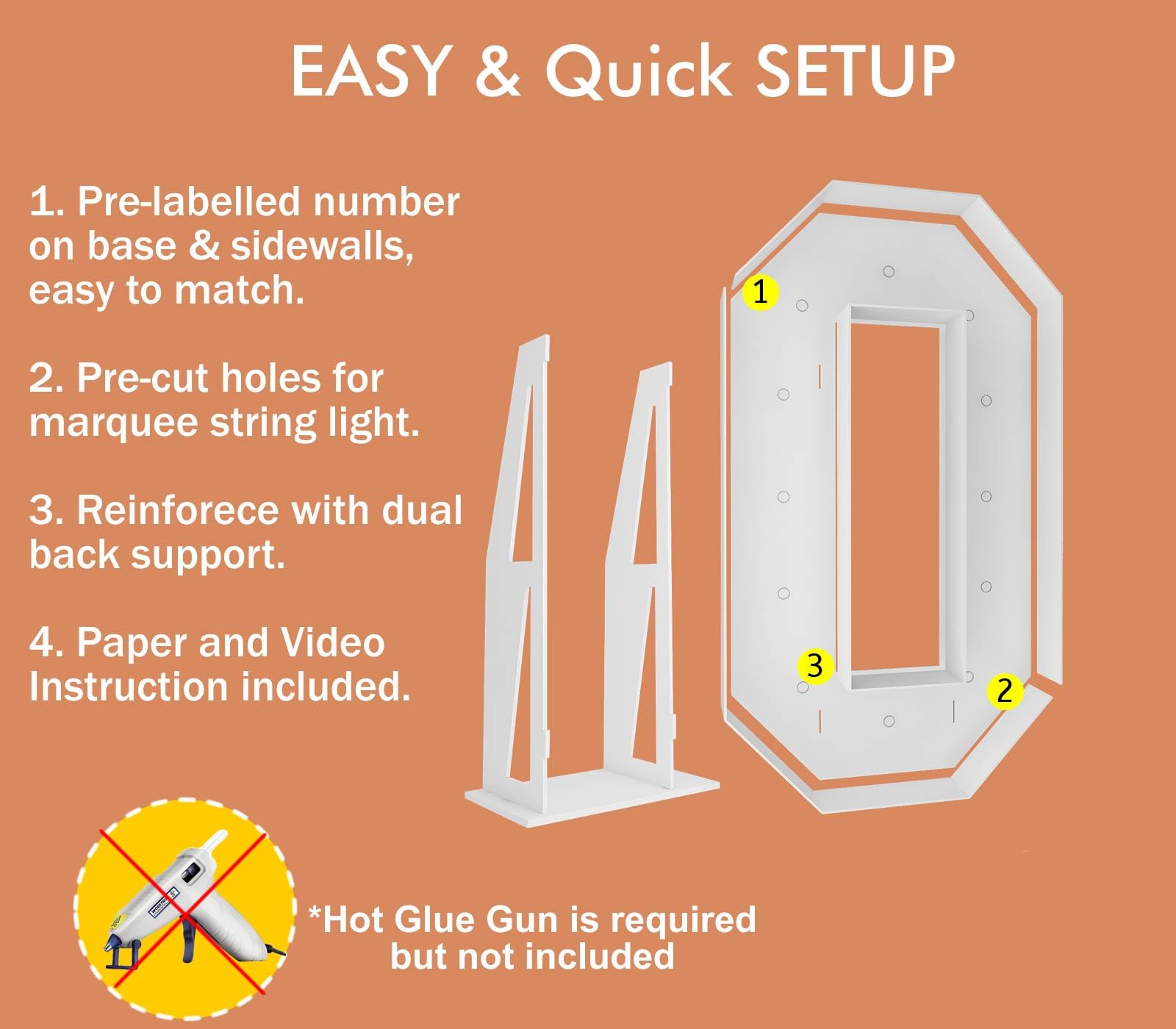 Snapklik.com : 4FT Marquee Light Up Letters, Large Marquee Letters ...