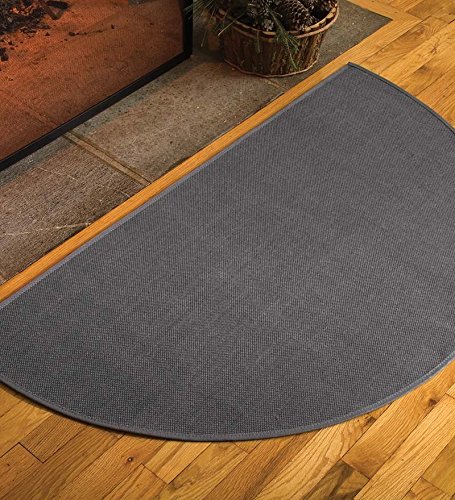 Fire Retardant Fiberglass Half Round Hearth Fireplace Area Rug ...