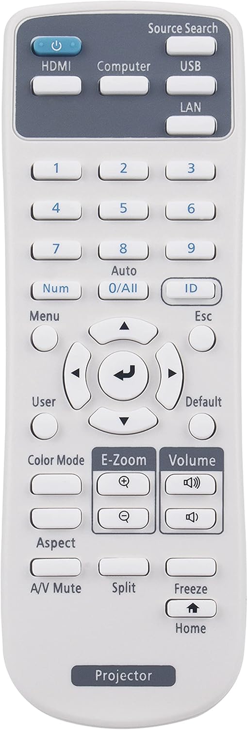 Amazon.com: AULCMEET Replacement Remote Control Compatible with Epson ...