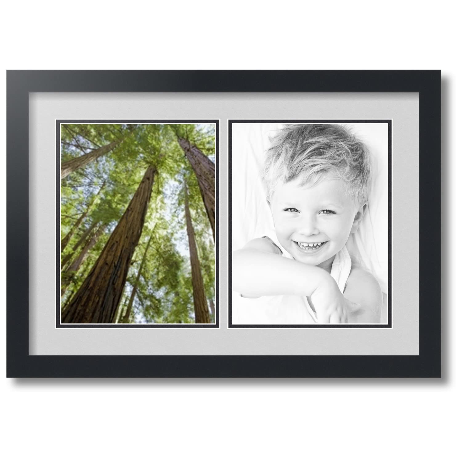 Amazon.com - ArtToFrames Collage Photo Frame Double Mat with 2 - 8.5x11 ...