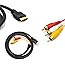 Amazon.com: DricRoda HDMI to RCA Cable,HDMI Male to 3RCA AV Composite Male M/M Connector Adapter ...
