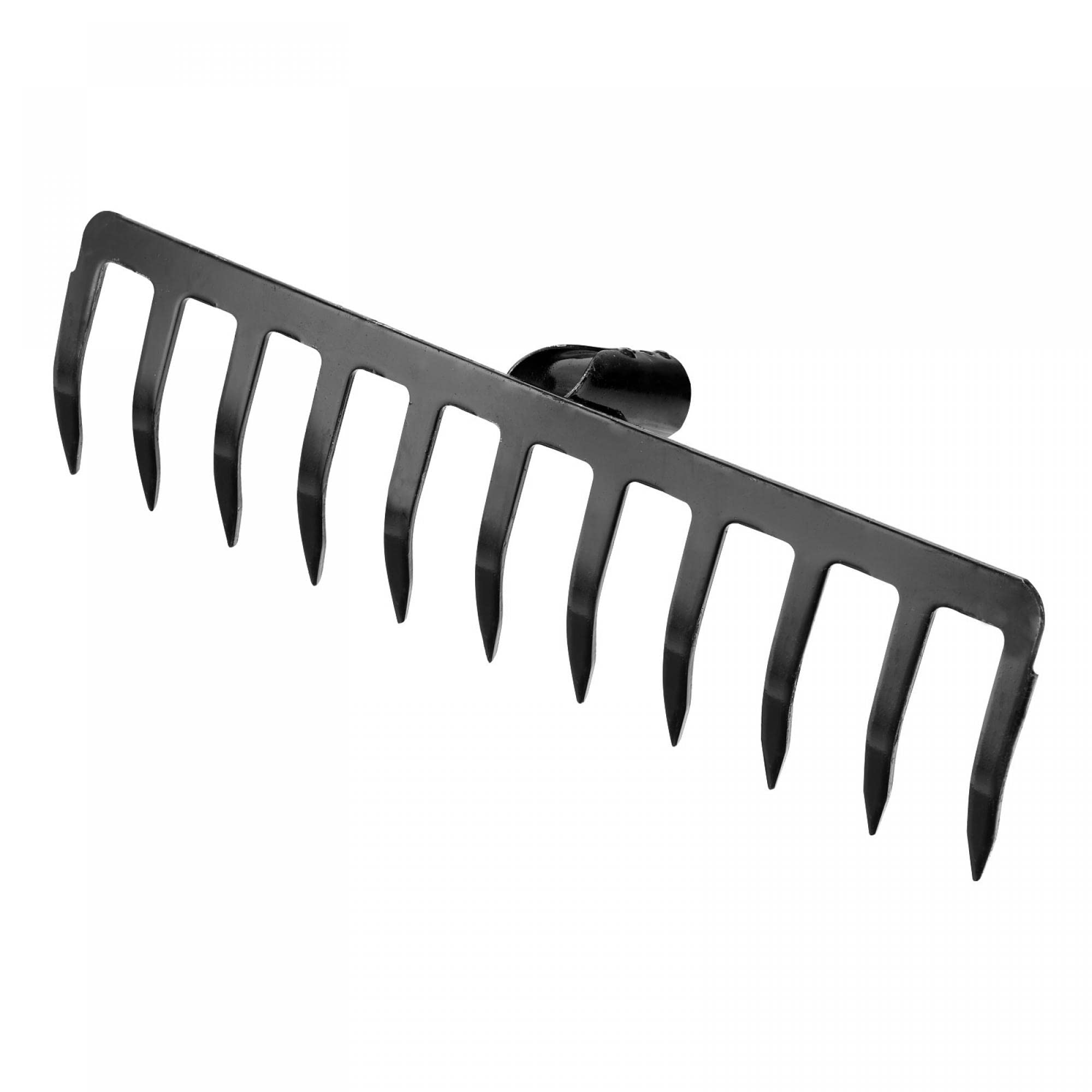 Amazon.com : uxcell 11 Teeth Garden Rake Head, Manganese Steel Stone ...