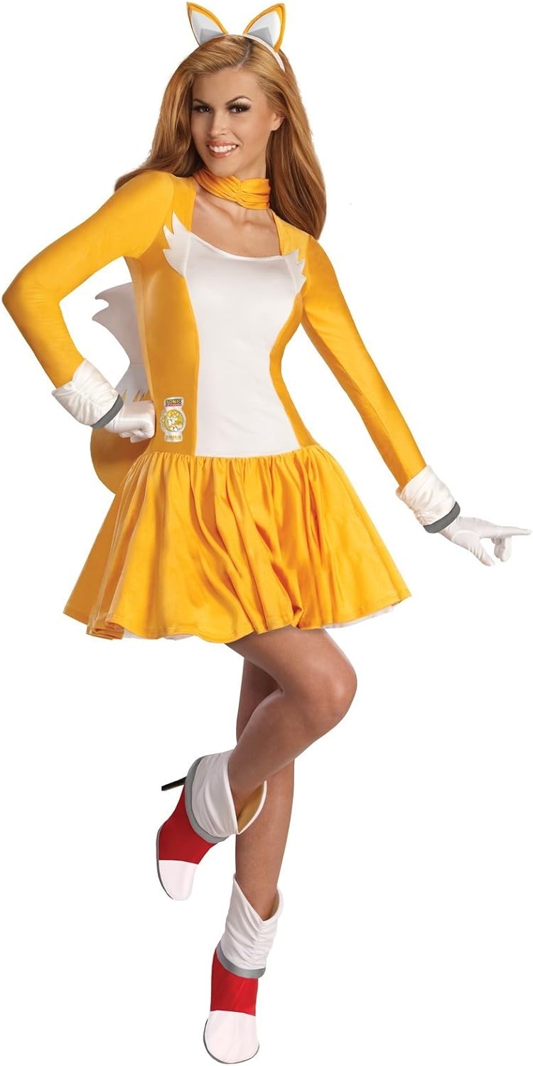 Amazon.com: Sonic The Hedgehog Tails Adult Costume : Clothing, Shoes ...