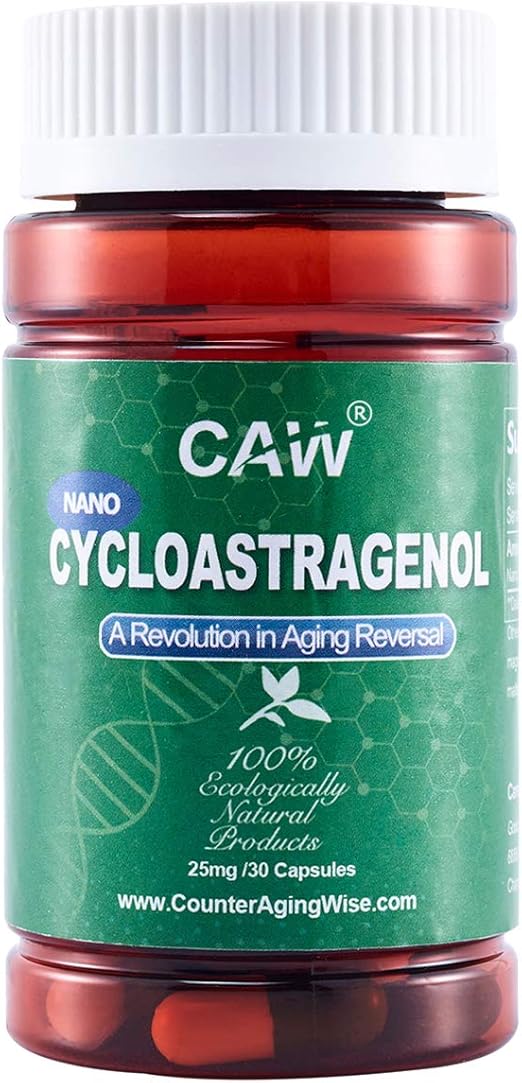 Amazon.com: CAW Nano Cycloastragenol | Telomerase Activation, DNA ...