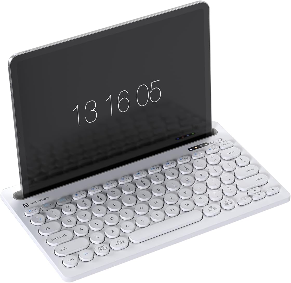 Amazon.in: Buy Portronics Bubble Dock Wireless Keyboard with Tablet ...