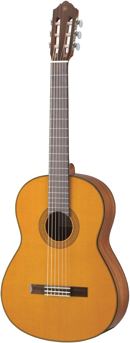 Amazon.com: Yamaha GC12 Handcrafted Classical Guitar Cedar : Musical ...