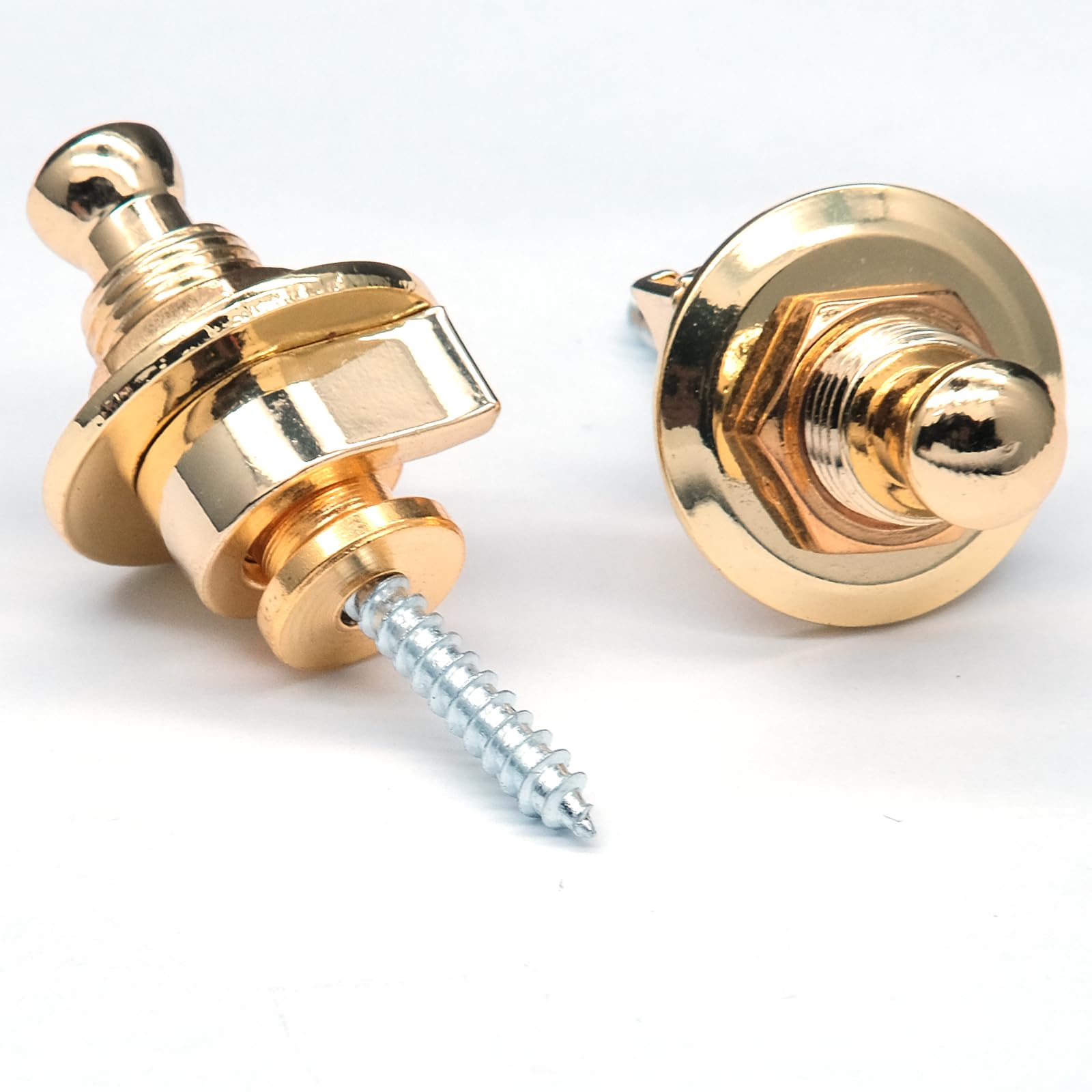 Amazon.com: harpfeas 2 PCS Guitar Strap Lock Buttons Guitar Strap Locks ...