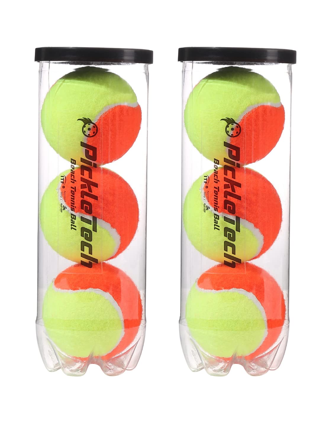 Snapklik.com : PICKLETECH 50% Low Compression Orange Tennis Balls For ...