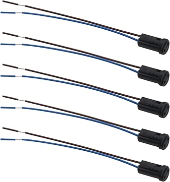 eMagTech 30PCS G4 LED Bulb Socket Halogen Bulb Base 12V Plastic Lamp ...