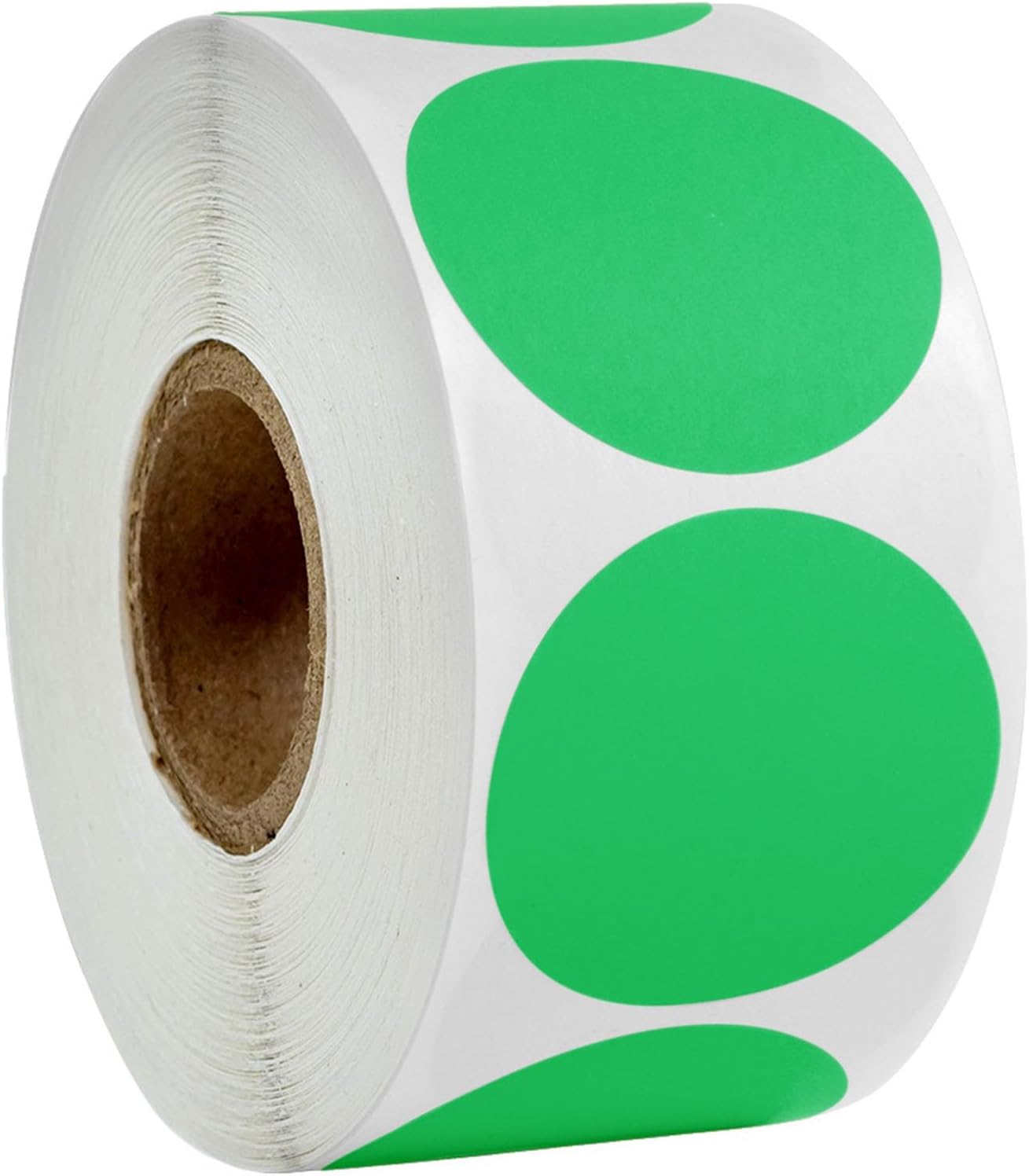 Thermal Sticker Labels Self Adhesive Round Direct Thermal Labels Multi ...