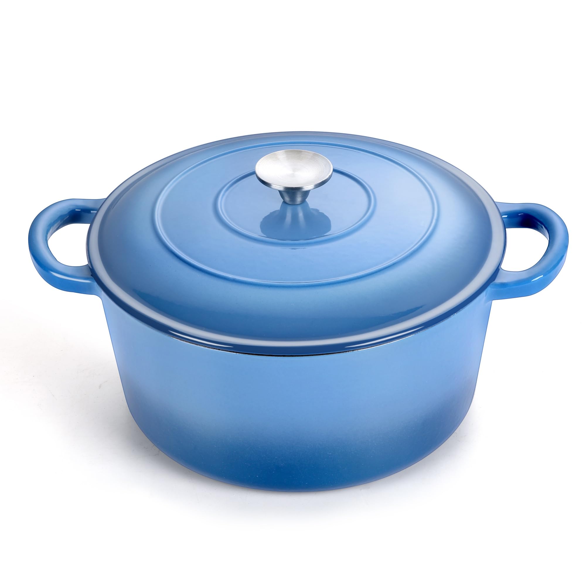 Amazon.com: TeamFar 3qt Dutch Oven, Small Enameled Cast Iron Dutch Oven ...
