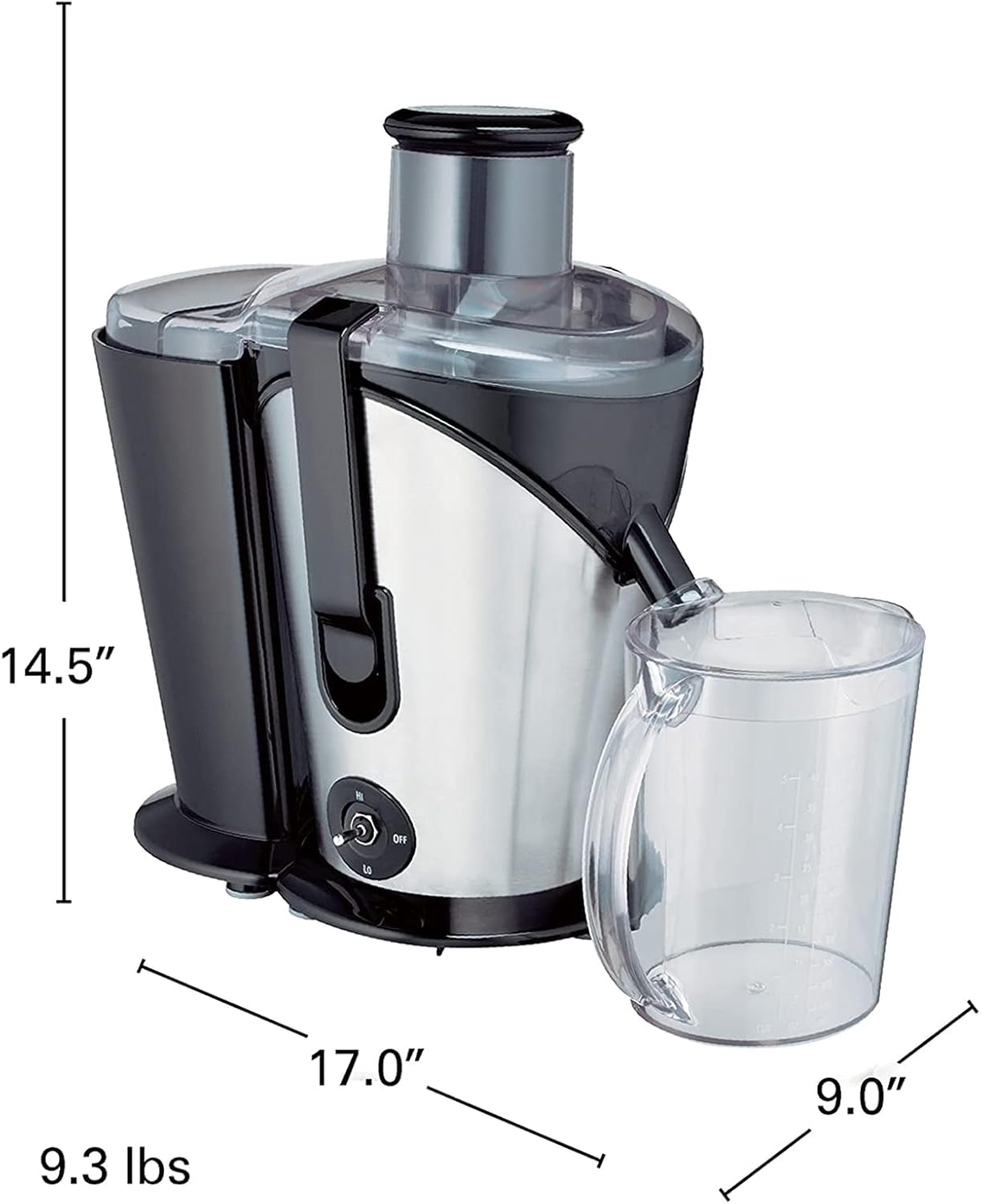 Máquina exprimidora centrífuga con boca grande de 3 pulgadas para ...