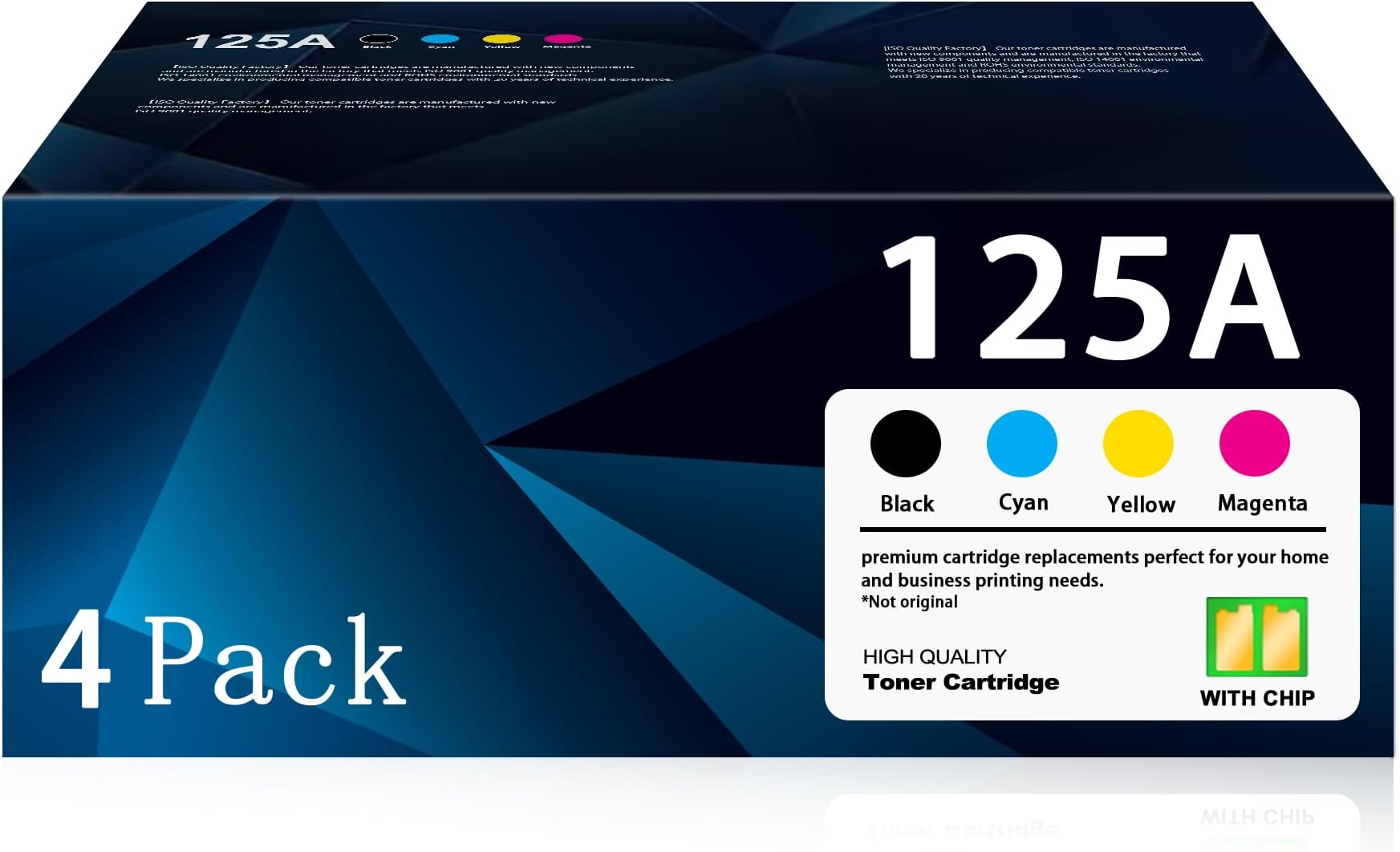 Amazon.com: 125A Toner Cartridges 4 Pack Compatible for HP 125A Works ...
