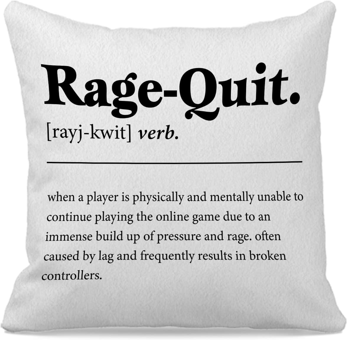 Amazon Funny Video Gamer Game Rage Quit Definition Decorative amazon-funny-video-gamer-game-rage-quit-definition-decorative