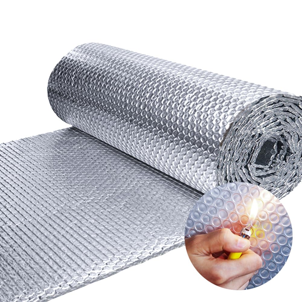 MRRAPA Reflective Double Bubble Aluminum Foil Sheet , 6MM Window Or ...